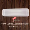 Tray Long Cake Roll Styro (100pcs per pack) | Lazada PH