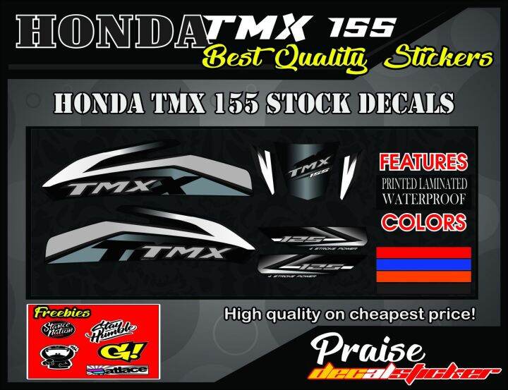 HONDA TMX155 STOCK DECALS🔥🔥 | Lazada PH
