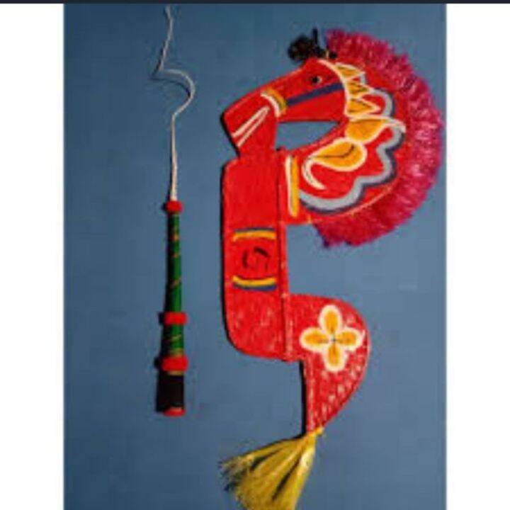 mainan anak kuda lumping jaranan bambu + pecut lidi | Lazada Indonesia