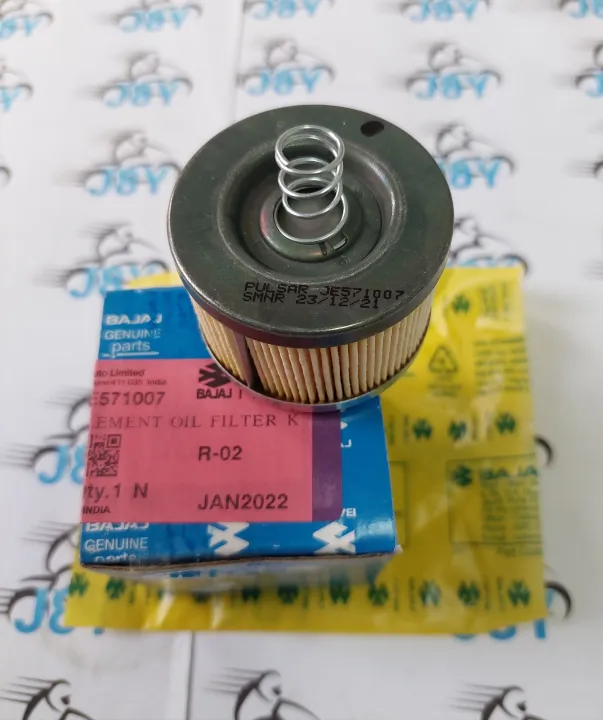 Original Kawasaki Oil Filter for Barako 175, Rouser 135/150, CT100/150 ...