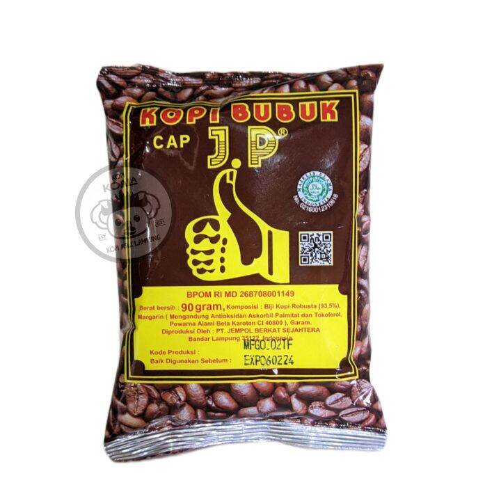 Kopi Cap Jempol J.P Asli Lampung 90 Gram | Lazada Indonesia