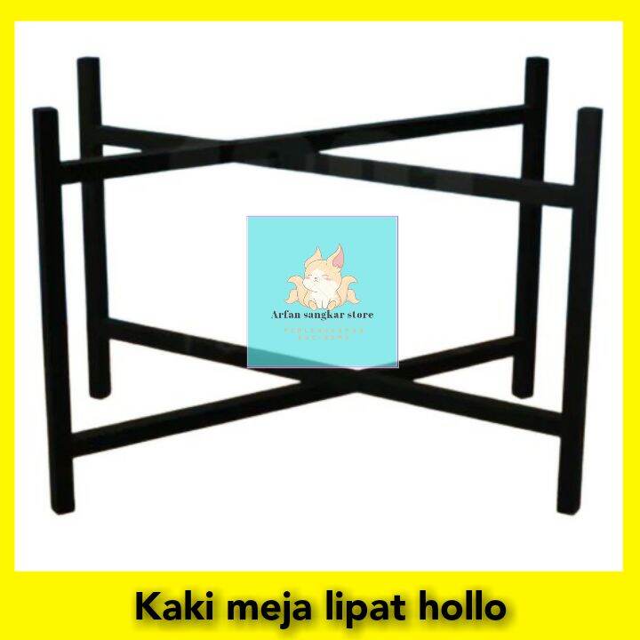 KAKI MEJA LIPAT HOLLOW, MEJA MAKAN BAHAN TEBAL | Lazada Indonesia