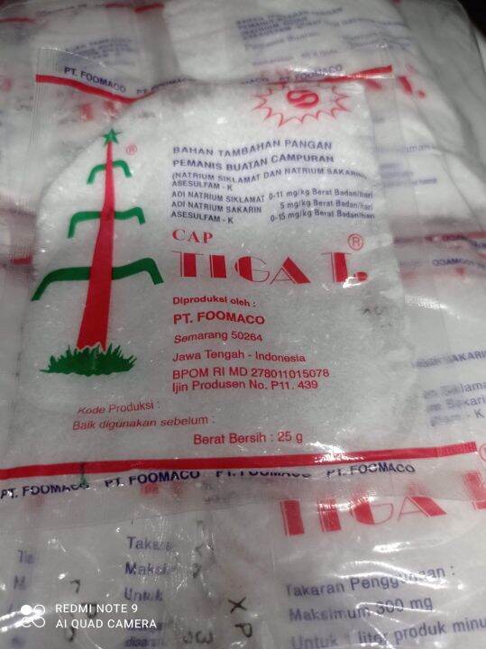 1 pak sodium pemanis buatan isi 20 pcs | Lazada Indonesia
