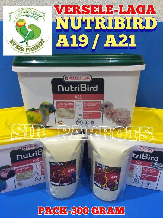NUTRIBIRD A19 / A21 HAND FEEDING REPACK 300G ZIPLOCK & STICKER ext9/24 ...