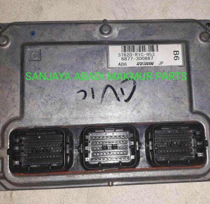ECU COMPUTER / ECU KOMPUTER HONDA CIVIC 37820-R1C-953 ORIGINAL COPOTAN ...