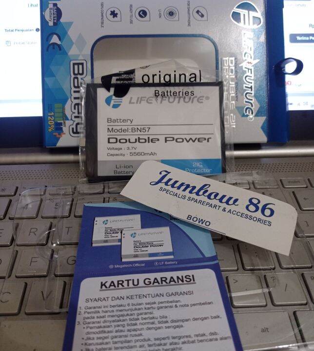BATRE LF BN57 XIAOMI POCO X3 NFC / X3 PRO - BATERAI BATTERY DOUBLE ...