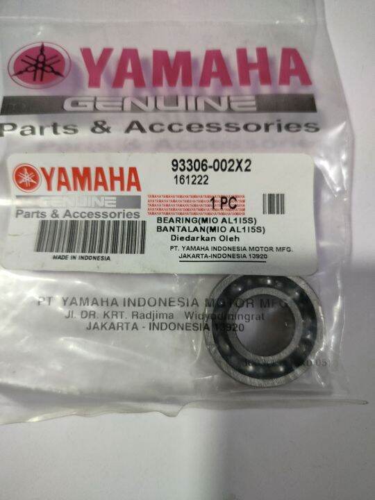 yamaha genuine MiO sporty/amore/soulty camshaft bearing (6002) | Lazada PH