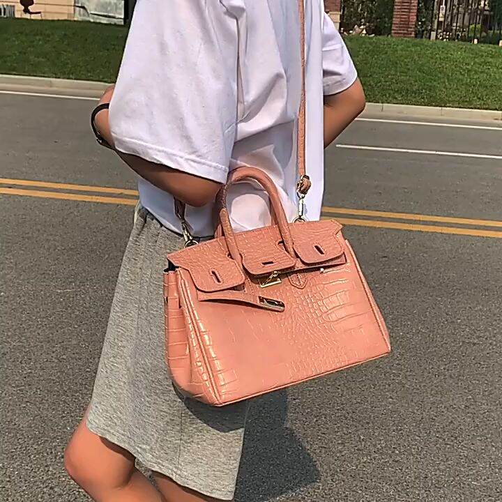 Ffel Senior ผู้หญิงรู้สึกกระเป๋าหนังจระเข้2021ใหม่แฟชั่นกระเป๋าถือ ...