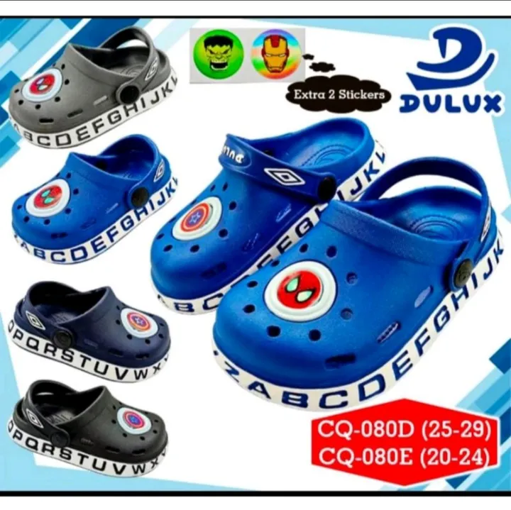 Sandal Anak Balita Model Karakter Spidey | Sandal Slip On Anak | DULUX CQ 080D | DULIX CQ 080 E ...