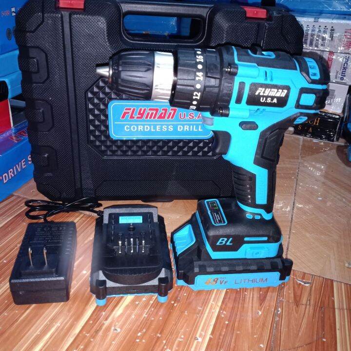 FLYMAN CORDLESS DRILL 48volt | Lazada PH