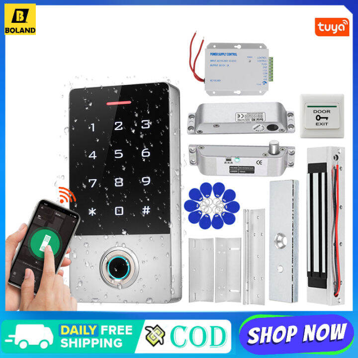 Boland Access Control Keypad Tuya WIFI 300 Fingerprint Capacity Access ...