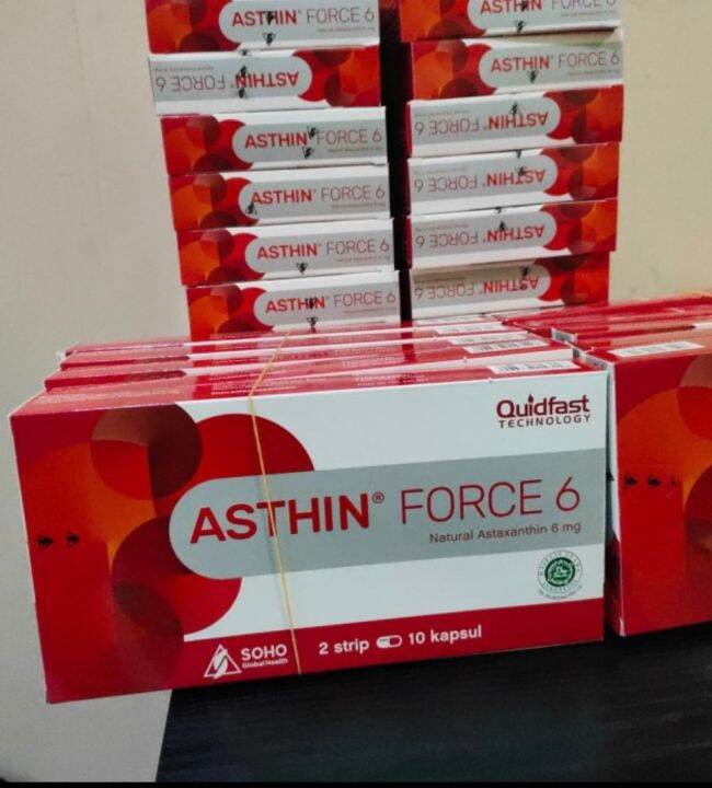 Asthin Force 6 Dan Asthin Force 4 Multivitamin Anti Oksidan | Lazada ...