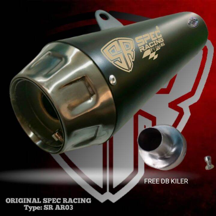 silincer knalpot racing original spec racing SR AR03 Stainless | Lazada ...