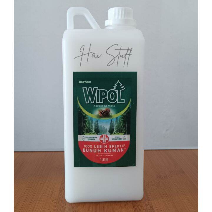 Wipol Sabun Pembersih Lantai Repack 1 Liter, Pembersih Kamar Mandi ...
