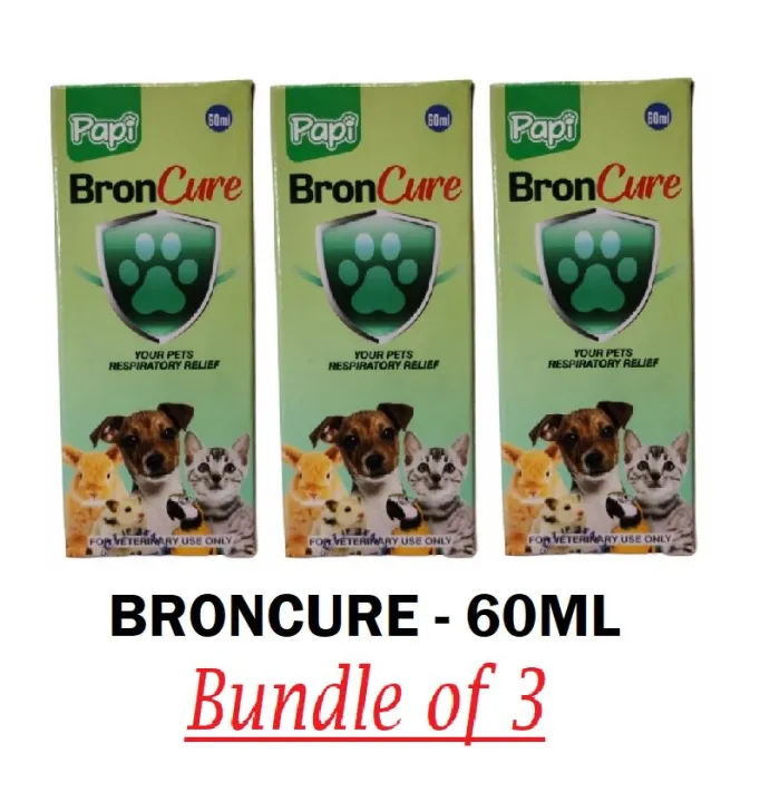 PAPI Broncure 60ml (For Respiratory Strength) (BUNDLE OF 3pcs) | Lazada PH