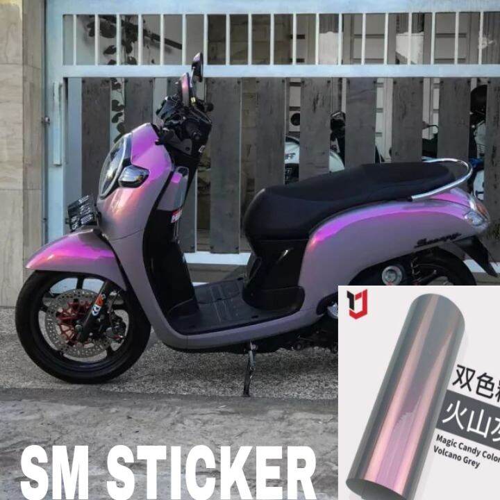 Stiker skotlet motor volcano grey sticker magic candy scotlite motor ...
