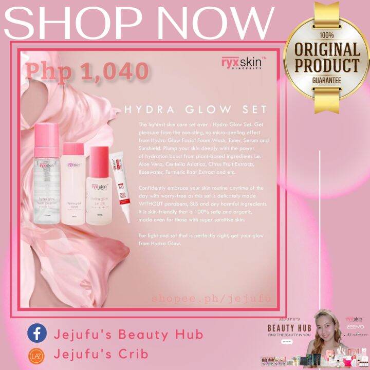 Ryx Hydra Glow Set | Lazada PH