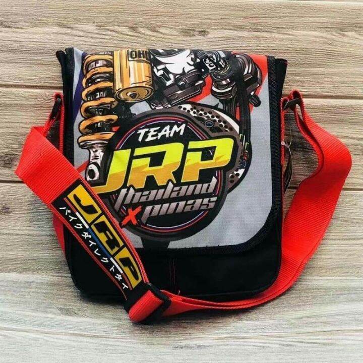 Team JRP Thailand x Pinas Red Strap Messenger Flip Overlap Bag | Lazada PH