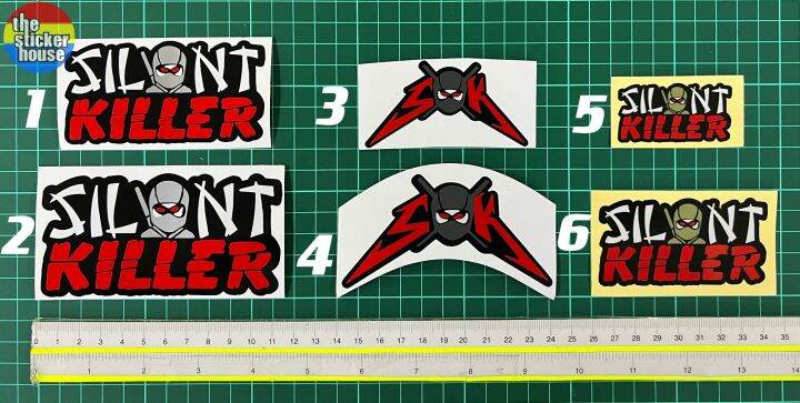 STIKER SILENT KILLER / SILENTKILLER / SILENT KILLER LOGO CUTTING ...