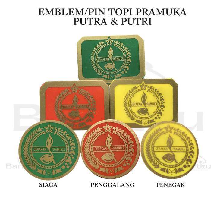 EMBLEM TOPI PRAMUKA / PIN PRAMUKA (TANDA TOPI) | Lazada Indonesia