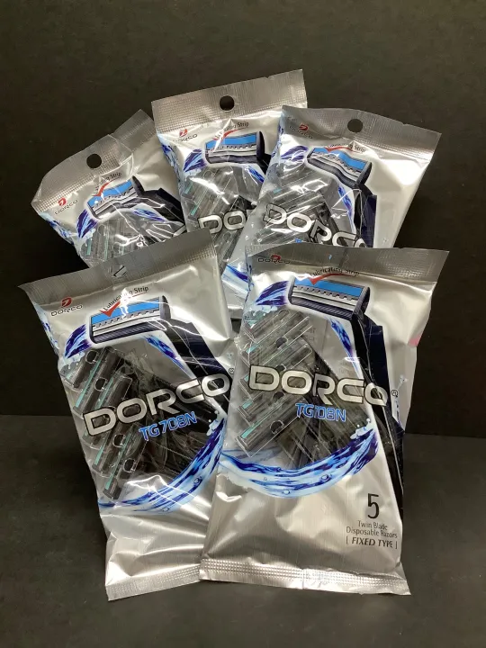 Dorco Razor* TG708N x5pcs Available For 1pack | Lazada PH