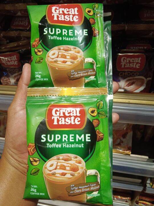 Great Taste Supreme Toffee Hazelnut (10 packs) | Lazada PH