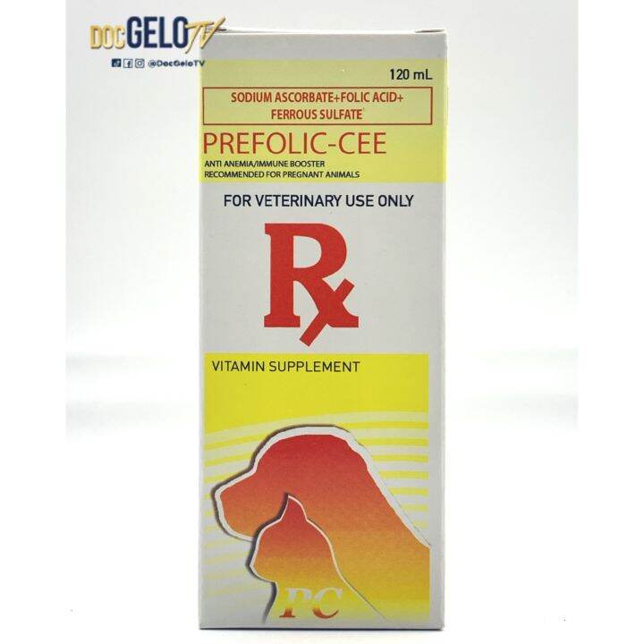 Prefolic-Cee Sodium Ascorbate+Folic Acid+Ferrous Sulfate 120ml | Lazada PH