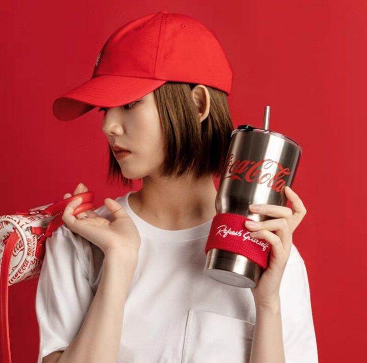900ml Coca-Cola 304 Stainless Steel Metal Tupperware Warm Thermo Mcd ...