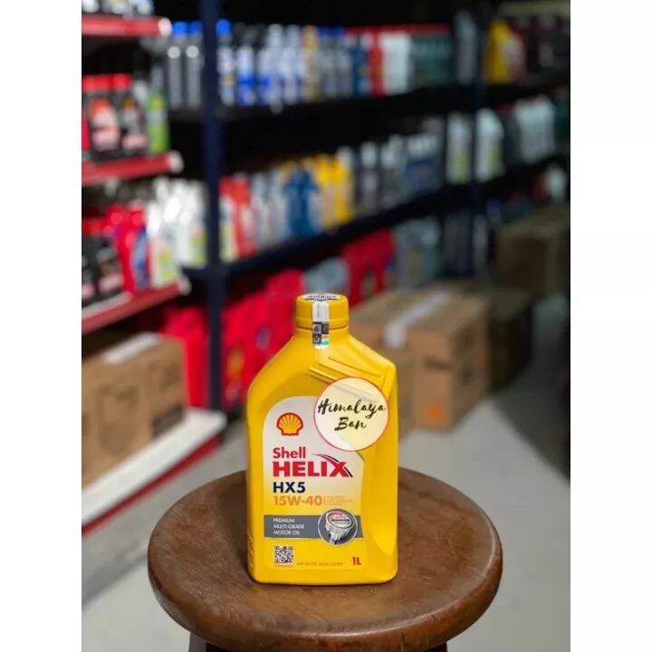Oli Shell Helix HX5 1 LITER 15w-40 Oil Shell ORIGINAL ASLI ORI HX 5 15 ...
