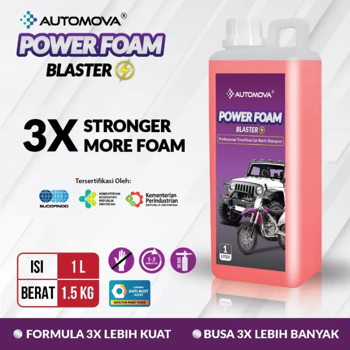 AUTOMOVA POWERFOAM BLASTER 1L SHAMPO TOUCHLESS | Lazada Indonesia