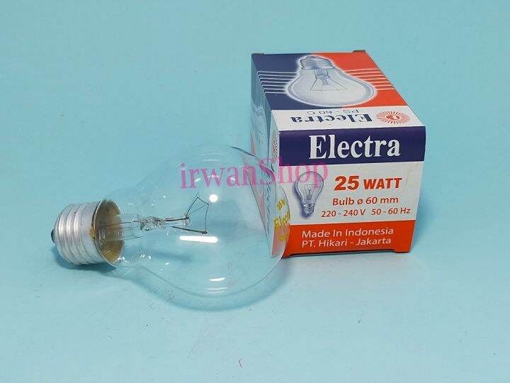 Lampu Pijar Electra 25 Watt / Lampu Tetas Elektra 25 Watt | Lazada Indonesia