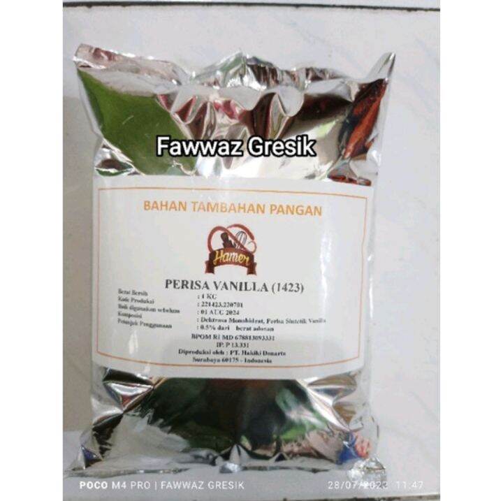Vanila / Vanili Susu HAMER Perisa Bubuk 1kg ( EKSTRAK / ESEN / FLAVOUR SUSU ) Hamer perisa ...