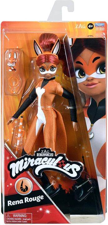 Miraculous Rena Rouge Doll 10.5" Fashion Doll with Accessories and ...