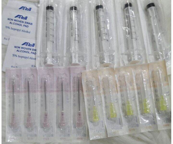 Needle set 注射人胎素/水光针*针剂配套(5 Set)Human Placenta Injection/Water Light ...