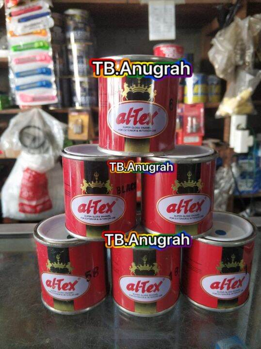 Cat Minyak Kayu Besi Murah Altex Al-tex 100gr Cat Besi Cat Kayu ...