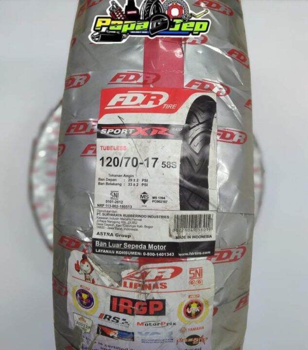 FDR TIRES SPORTXR 120/70/17 | Lazada PH