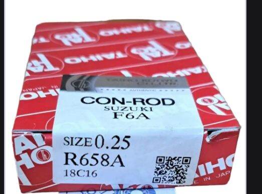 TAIHO CON-ROD BEARING R658A (STD or 0.25) FOR SUZUKI F6A | Lazada PH