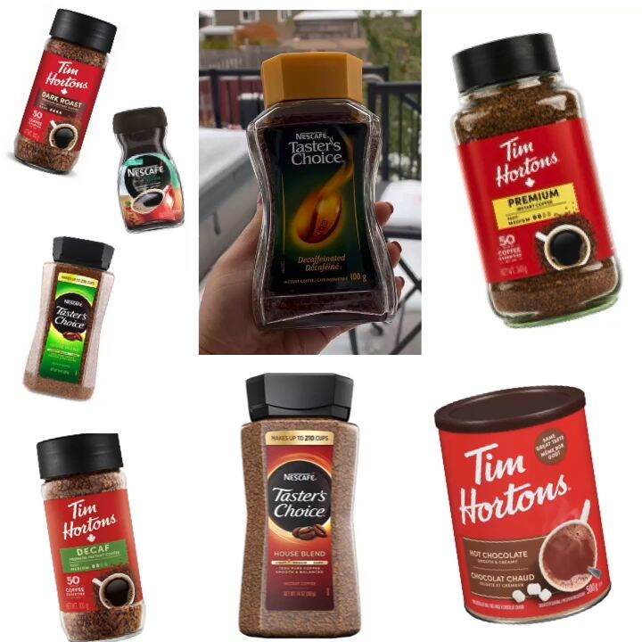 BIGGEST Tim Hortons/ Nescafe/ Folgers Premium Instant Coffee 300g, 340g ...