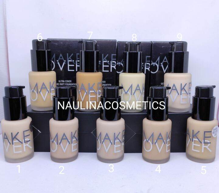 Make Over Ultra Cover Liquid Matte Foundation/Alas Bedak/Original ...