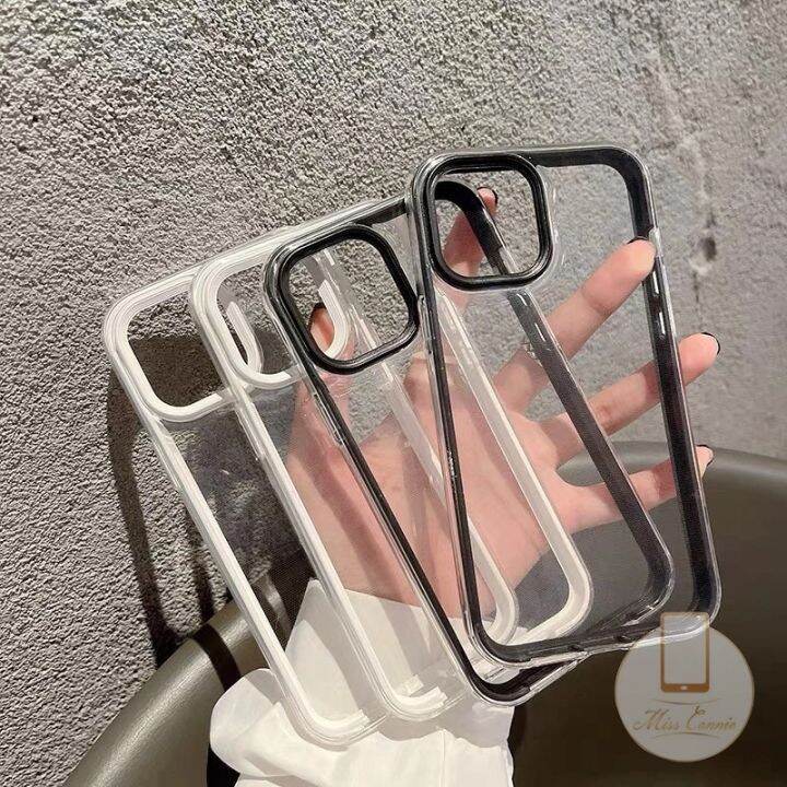 MissConnie Casing Ponsel Transparan Tahan Guncangan, Casing Vivo Y16 ...
