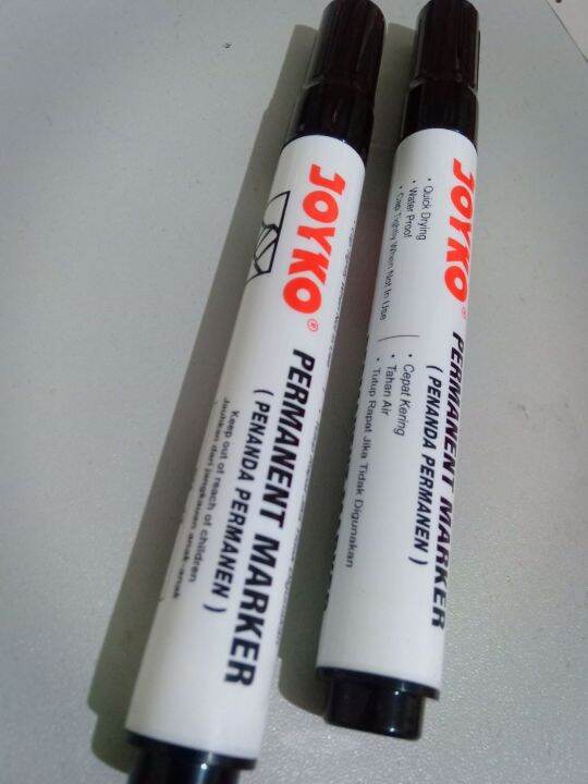 spidol joyko .permanen marker.warna hitam | Lazada Indonesia