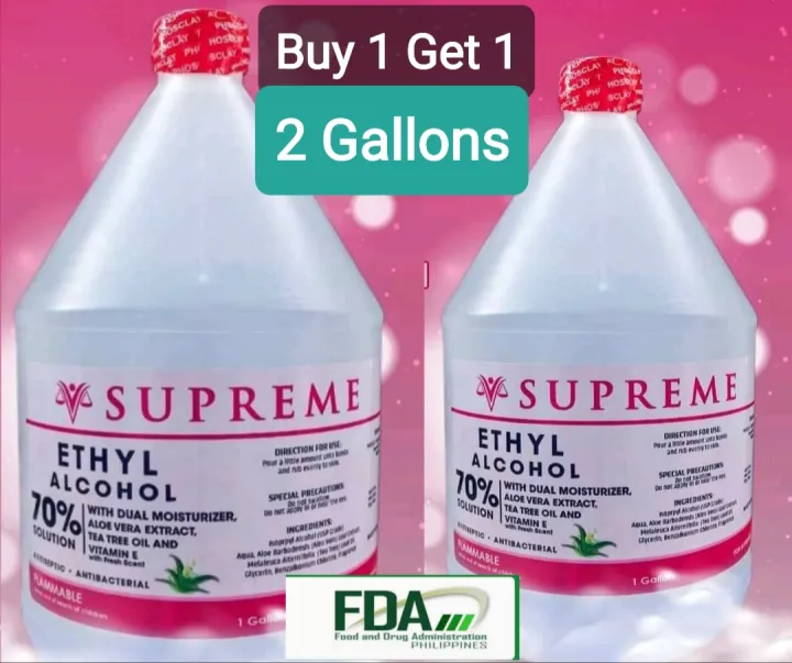 Buy 1 take 1 Supreme Alcohol Scented 70% Solution With Dual Moisturizer ...