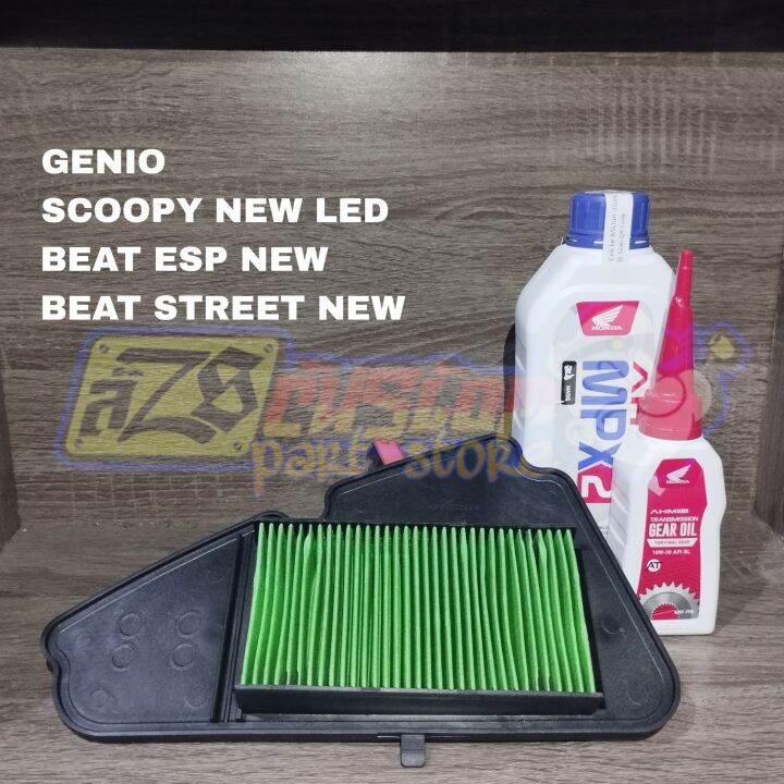 PAKET SERVICE BULANAN MPX 2 FILTER UDARA GENIO , BEAT STREET NEW , BEAT ...