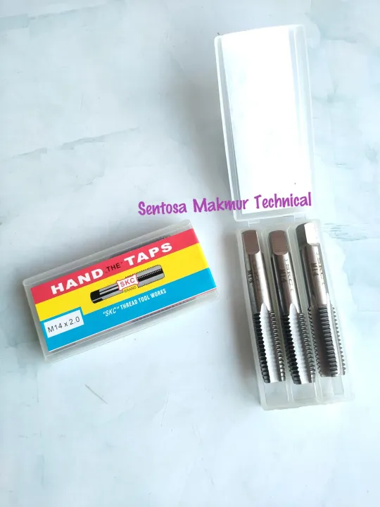 SKC M 14 x 2 MM Hand Tap Bor Pembuat Ulir Derat Drat Baut M14 x 2mm | Lazada Indonesia