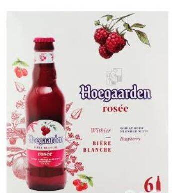 Hoegaarden Rosee Wheat Beer with Raspberry 248ML x 6 pcs | Lazada PH