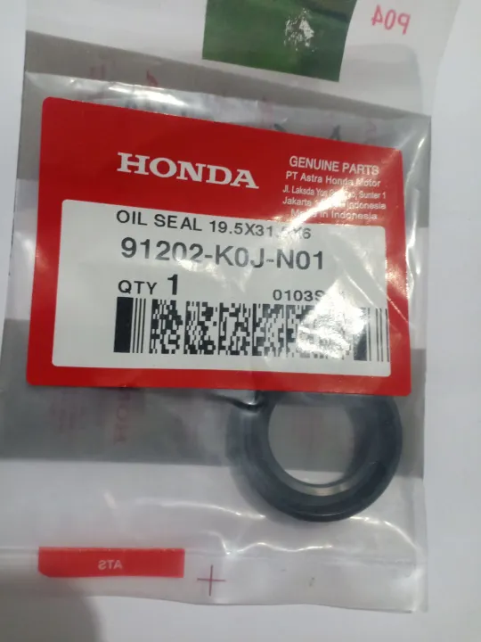 91202-K0J-N01 OIL SEAL CRANKSHAFT AS KRUK AS KIRI GENIO BEAT K1A NEW ...