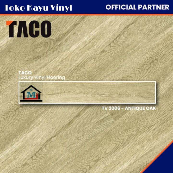 lantai kayu vinyl motif taco tebal 2mm TV-2006/box | Lazada Indonesia