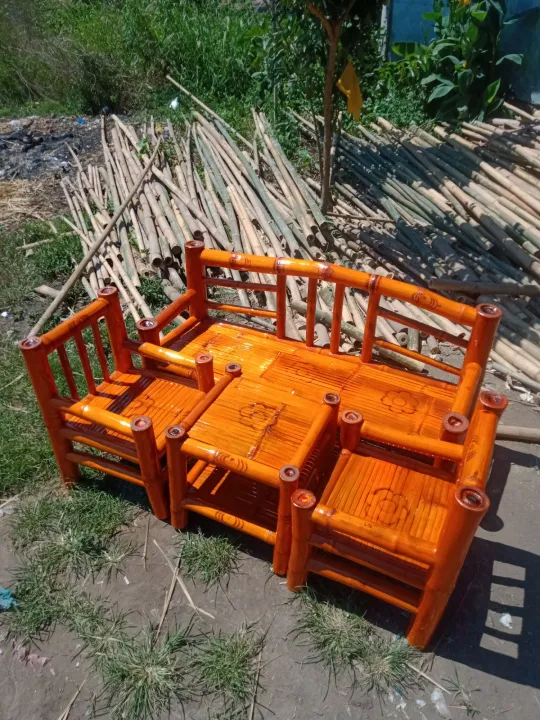 bamboo sala set simple design | Lazada PH