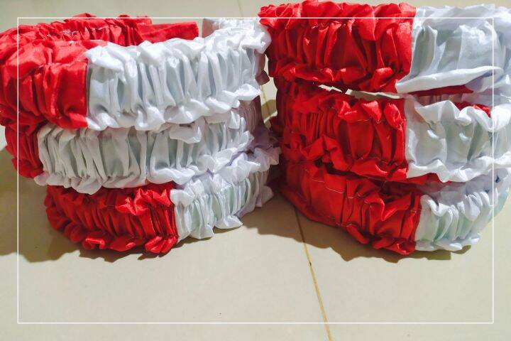 Bando Ruffle Merah Putih/Bando Merah Putih Ruffle/Bando 17 Agustus ...
