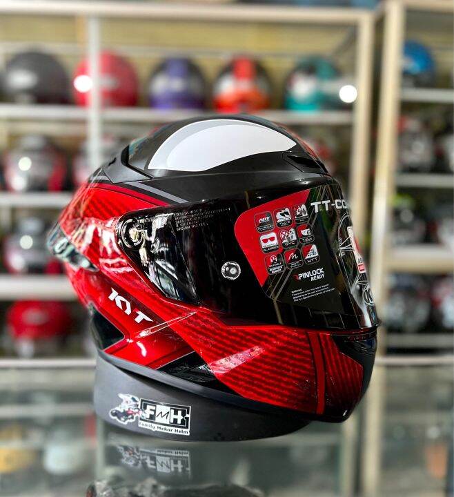 HELM KYT TT COURSE LIMITED EDITION SERIE MARVEL DEADPOOL | Lazada Indonesia